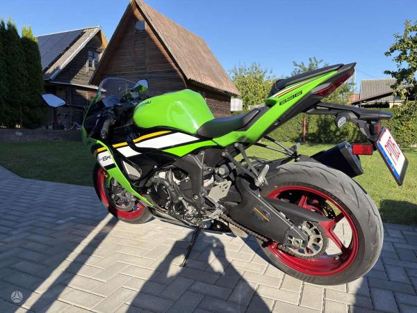 Green Kawasaki Ninja 2025 in Ignalina, with an engine capacity of 0.64 L and mileage of 1 thousand km for 10450 €, photo 6 on AUTOMOTO.COM.LV