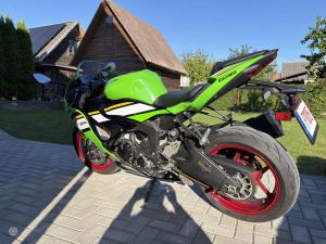 Green Kawasaki Ninja 2025 in Ignalina, with an engine capacity of 0.64 L and mileage of 1 thousand km for 10450 €, photo 7 on AUTOMOTO.COM.LV