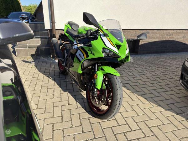 Green Kawasaki Ninja 2025 in Ignalina, with an engine capacity of 0.64 L and mileage of 1 thousand km for 10450 €, photo 10 on AUTOMOTO.COM.LV