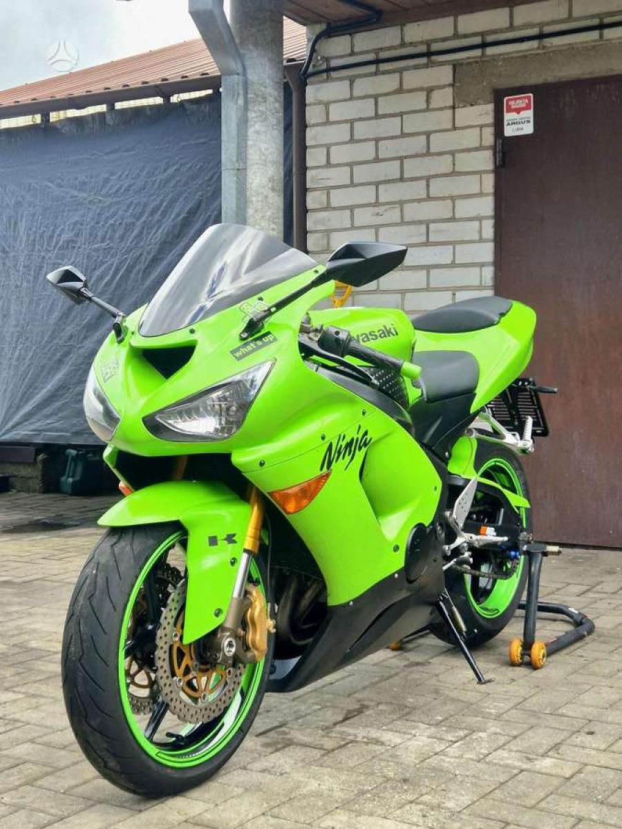 Кавасаки Ninja 2005 в Пренай, объемом двигателя 0.64 л и пробегом 35 тыс. км за 3550 €, фото 4 на AUTOMOTO.COM.LV