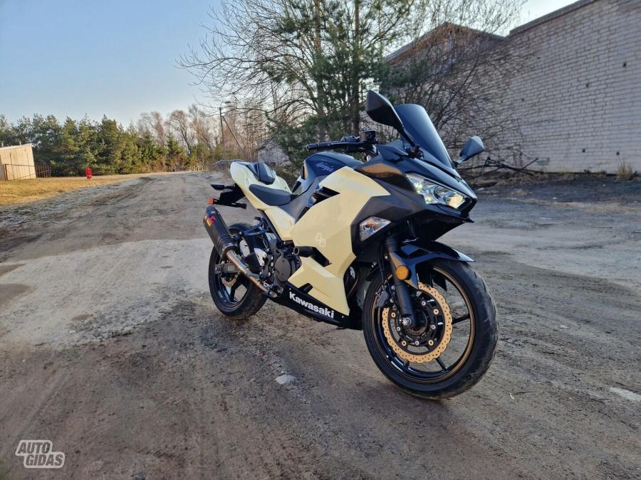 Kawasaki Ninja 2019 Panevēža, ar dzinēja tilpumu 0.40 L un nobraukumu 22 tūkst. km par 3300 €, foto 5 vietnē AUTOMOTO.COM.LV