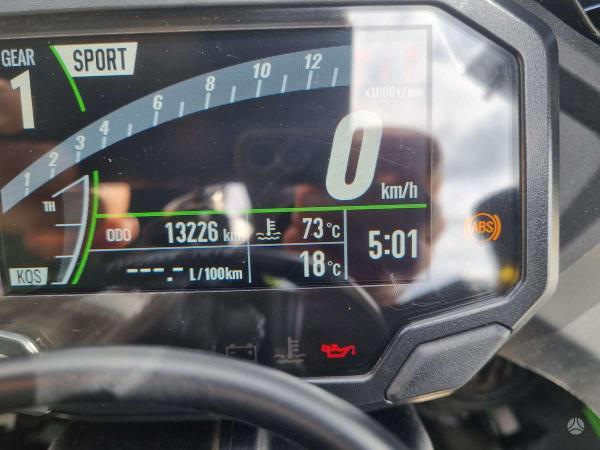 Kawasaki Ninja 2021 in Kelme, with an engine capacity of 1.00 L and mileage of 13 thousand km for 11800 €, photo 10 on AUTOMOTO.COM.LV