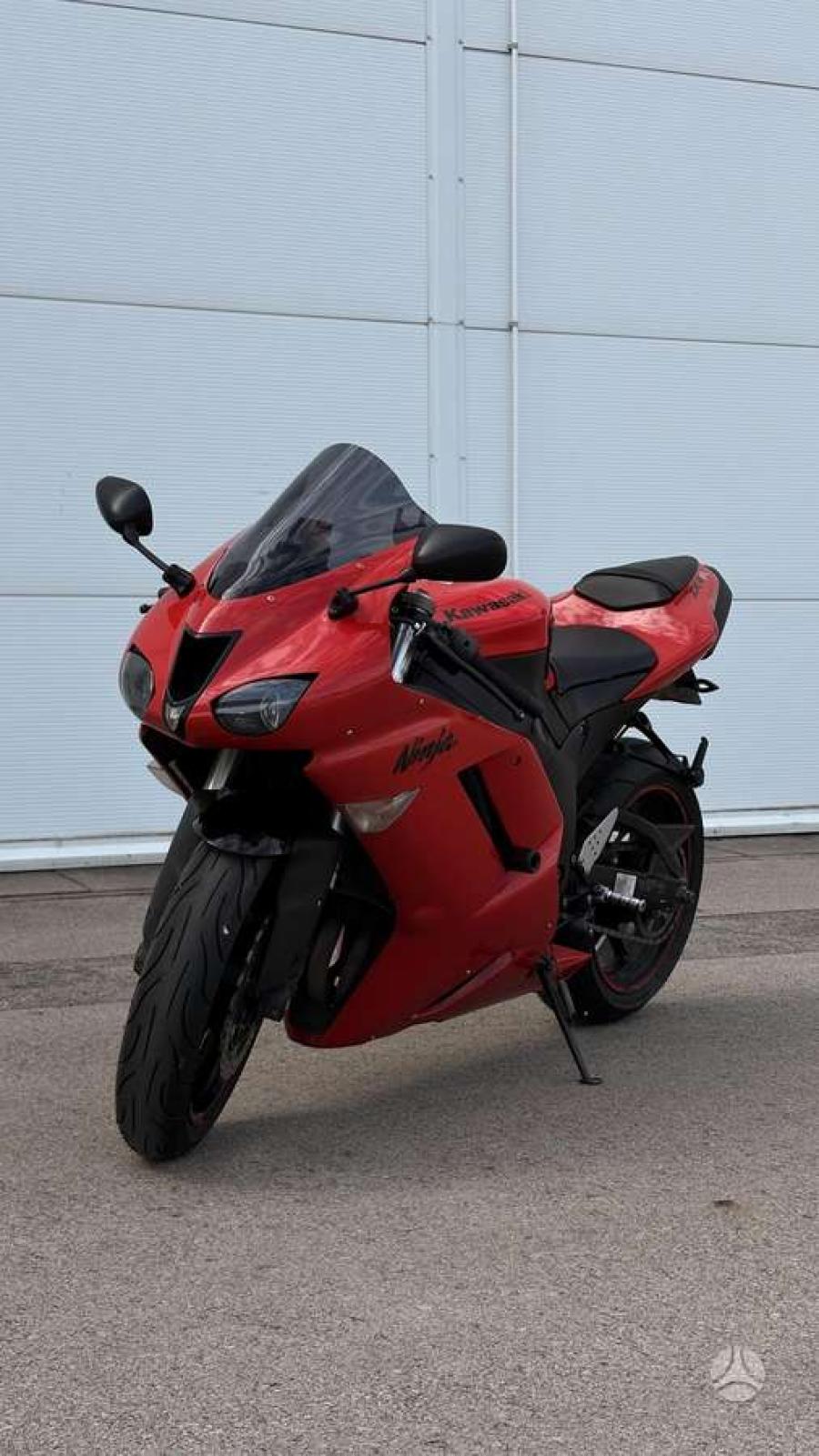 Sarkans Kawasaki Ninja 2007 Klaipėda, ar dzinēja tilpumu 0.60 L un nobraukumu 39 tūkst. km par 4500 €, foto 1 vietnē AUTOMOTO.COM.LV