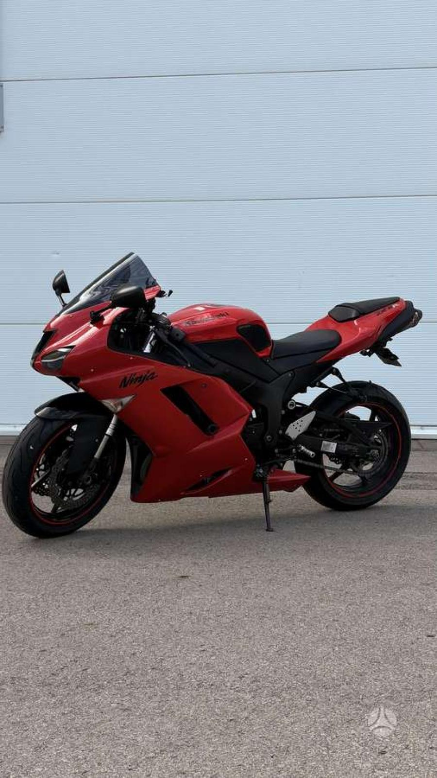 Sarkans Kawasaki Ninja 2007 Klaipėda, ar dzinēja tilpumu 0.60 L un nobraukumu 39 tūkst. km par 4500 €, foto 3 vietnē AUTOMOTO.COM.LV