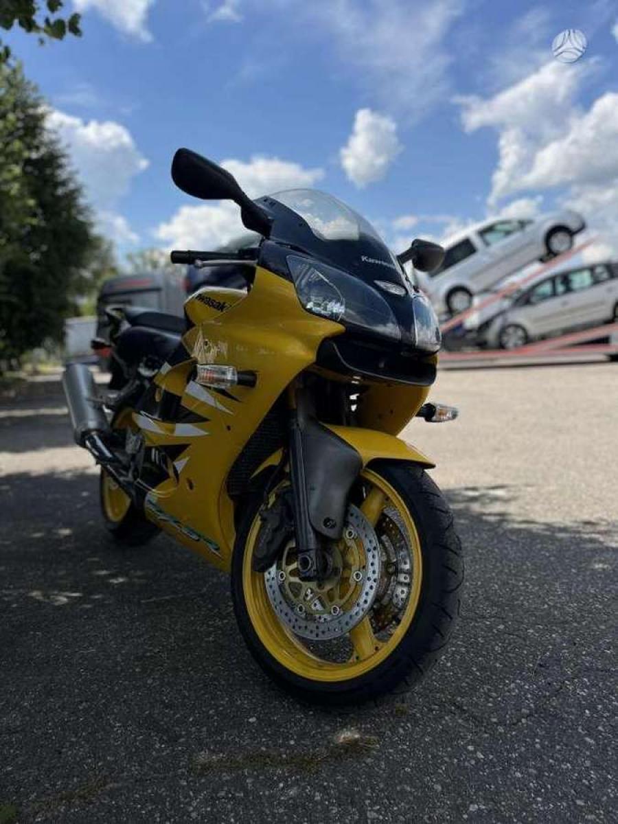 Dzeltens Kawasaki Ninja 2002 Marijampole, ar dzinēja tilpumu 0.60 L un nobraukumu 25 tūkst. km par 1900 €, foto 4 vietnē AUTOMOTO.COM.LV