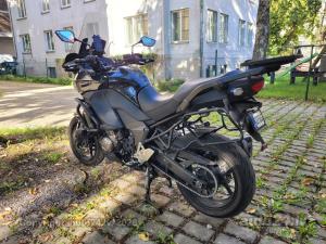 Black Kawasaki Versys 1000 2014 in Tallinn, with an engine capacity of 1.04 L and mileage of 45 thousand km for 6000 €, photo 6 on AUTOMOTO.COM.LV