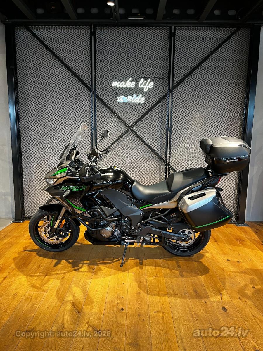 Черный Кавасаки Versys 1000 2024 в Таллин, объемом двигателя 1.04 л и пробегом 10 тыс. км за 12500 €, фото 5 на AUTOMOTO.COM.LV