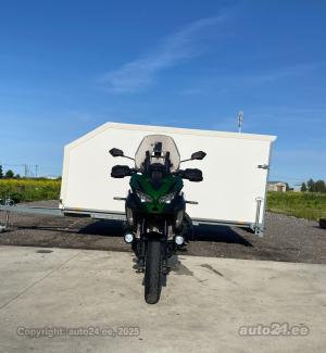 Green Kawasaki Versys 1000 2021 in Tallinn, with an engine capacity of 1.04 L and mileage of 29 thousand km for 9700 €, photo 2 on AUTOMOTO.COM.LV