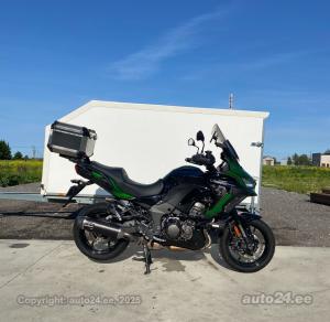 Green Kawasaki Versys 1000 2021 in Tallinn, with an engine capacity of 1.04 L and mileage of 29 thousand km for 9700 €, photo 3 on AUTOMOTO.COM.LV