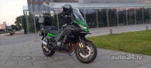 Green Kawasaki Versys 1000 2022 in Riga, with an engine capacity of 1.04 L and mileage of 33 thousand km for 8500 €, photo  on AUTOMOTO.COM.LV