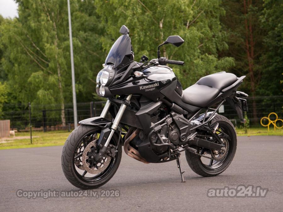 Черный Кавасаки Versys 650 2013 в Тарту, объемом двигателя 0.65 л и пробегом 57 тыс. км за 3700 €, фото 3 на AUTOMOTO.COM.LV