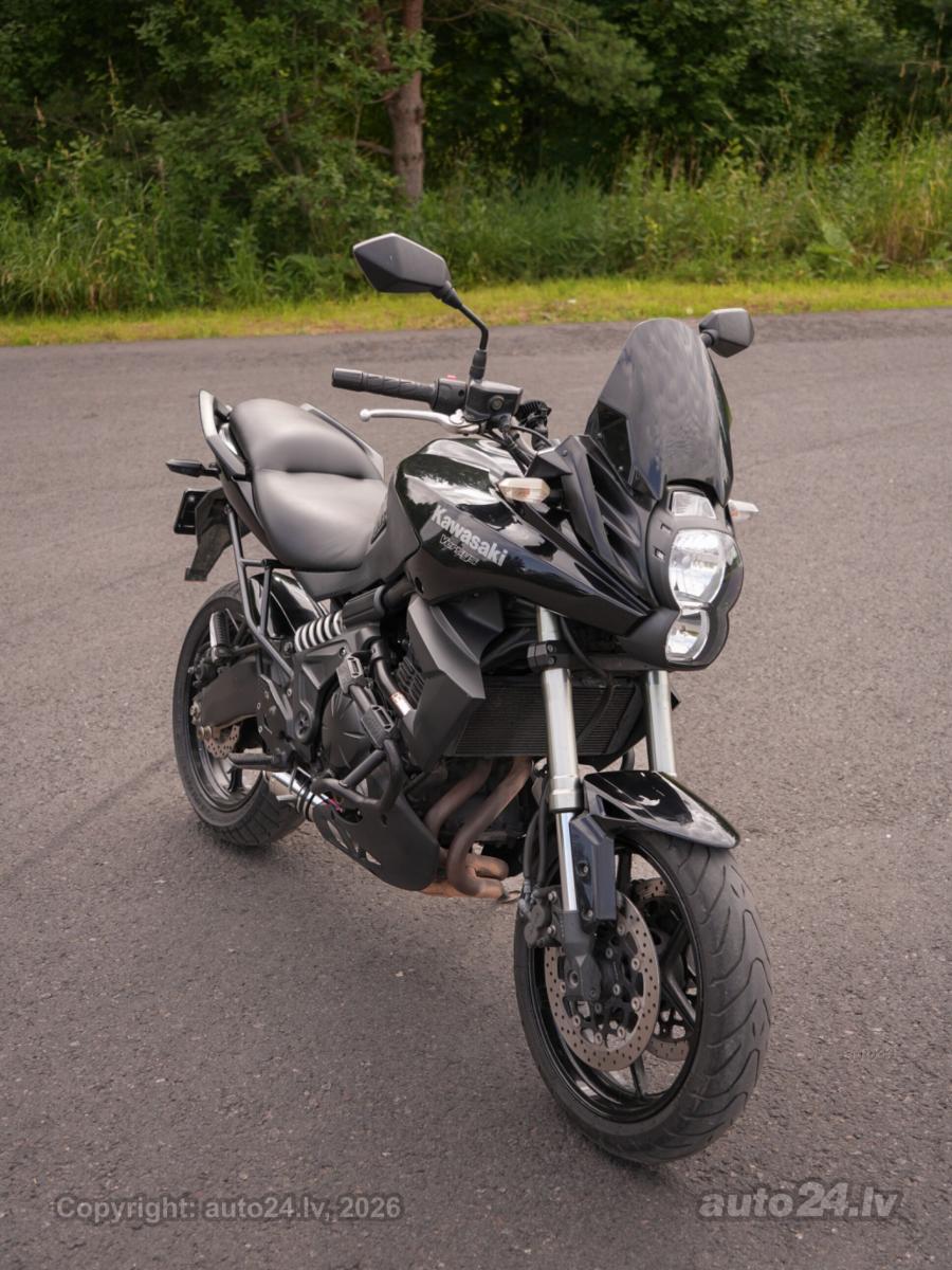 Черный Кавасаки Versys 650 2013 в Тарту, объемом двигателя 0.65 л и пробегом 57 тыс. км за 3700 €, фото 9 на AUTOMOTO.COM.LV