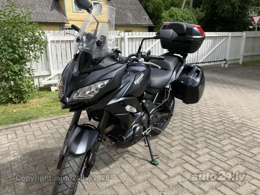 Черный Кавасаки Versys 650 2017 в Элва, объемом двигателя 0.65 л и пробегом 36 тыс. км за 4700 €, фото 5 на AUTOMOTO.COM.LV