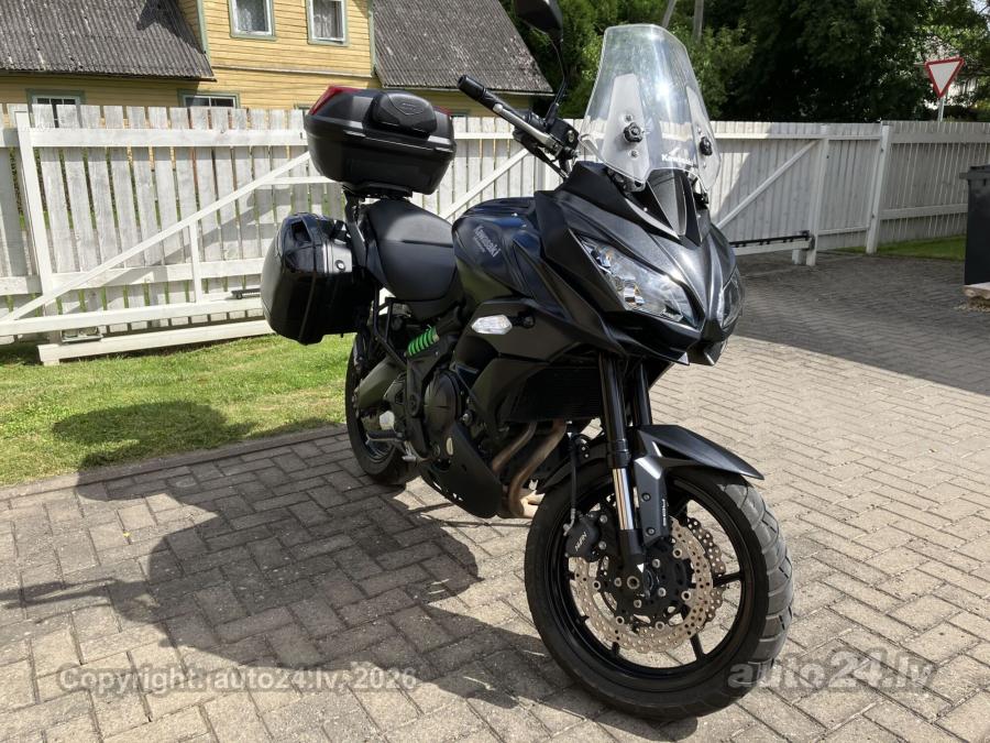 Черный Кавасаки Versys 650 2017 в Элва, объемом двигателя 0.65 л и пробегом 36 тыс. км за 4700 €, фото 6 на AUTOMOTO.COM.LV