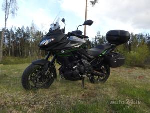 Melns Kawasaki Versys 650 2019 Tallina, ar dzinēja tilpumu 0.65 L un nobraukumu 16 tūkst. km par 6300 €, foto  vietnē AUTOMOTO.COM.LV