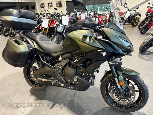 Zaļš Kawasaki Versys 650 2018 Tallina, ar dzinēja tilpumu 0.65 L un nobraukumu 16 tūkst. km par 6490 €, foto 1 vietnē AUTOMOTO.COM.LV