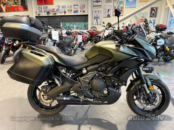 Зеленый Кавасаки Versys 650 2018 в Таллин, объемом двигателя 0.65 л и пробегом 16 тыс. км за 6490 €, фото 2 на AUTOMOTO.COM.LV