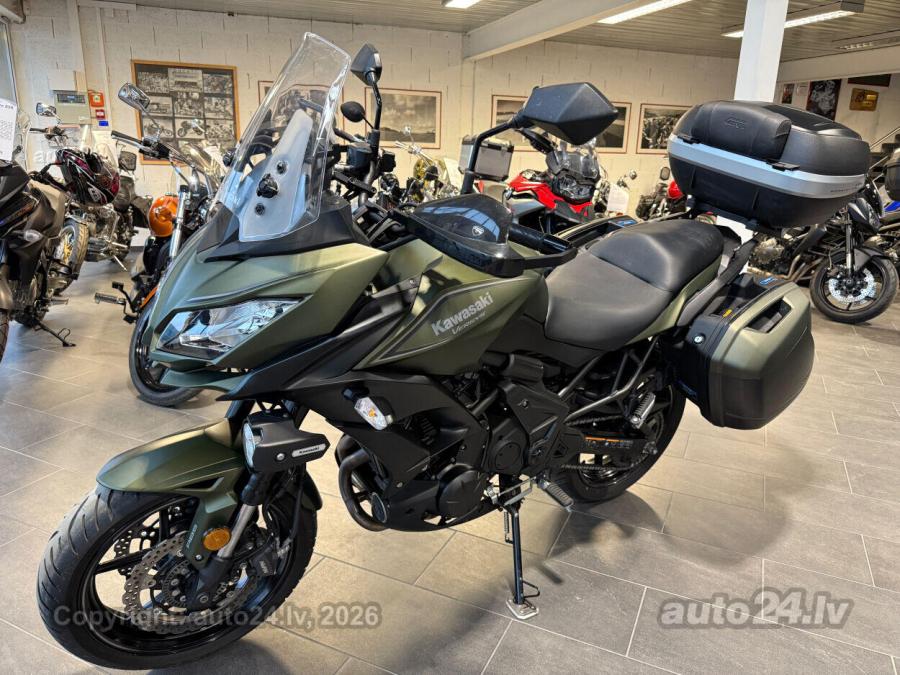 Green Kawasaki Versys 650 2018 in Tallinn, with an engine capacity of 0.65 L and mileage of 16 thousand km for 6490 €, photo 13 on AUTOMOTO.COM.LV
