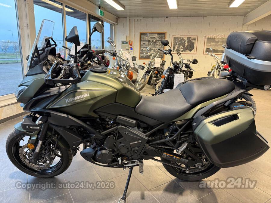 Green Kawasaki Versys 650 2018 in Tallinn, with an engine capacity of 0.65 L and mileage of 16 thousand km for 6490 €, photo 14 on AUTOMOTO.COM.LV