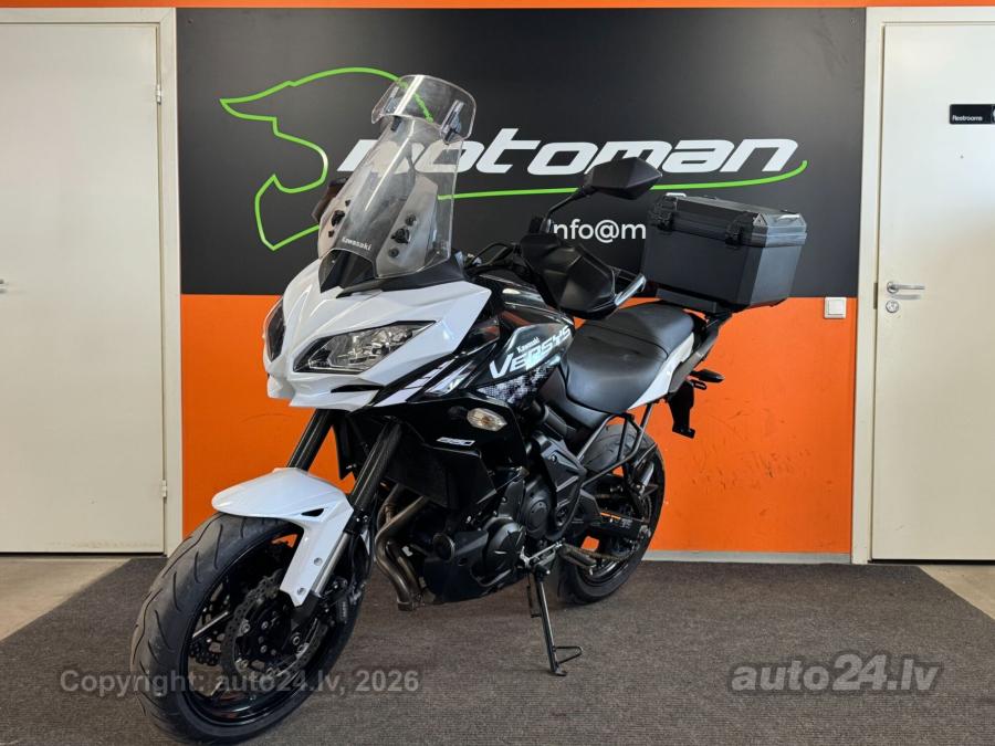 Белый Кавасаки Versys 650 2021 в Тарту, объемом двигателя 0.65 л и пробегом 29 тыс. км за 5990 €, фото 8 на AUTOMOTO.COM.LV