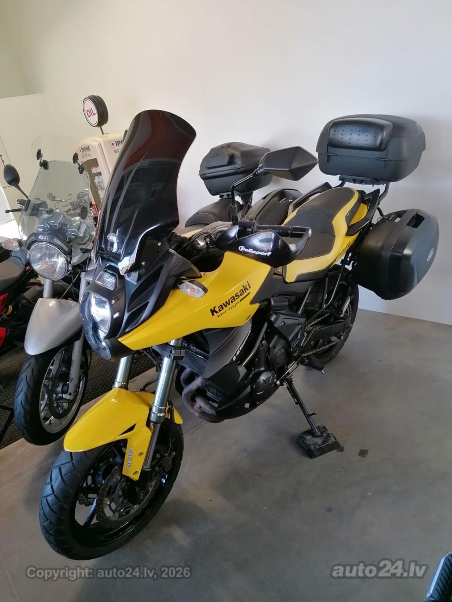 Dzeltens Kawasaki Versys 650 2013 Tallina, ar dzinēja tilpumu 0.65 L un nobraukumu 47 tūkst. km par 3900 €, foto 4 vietnē AUTOMOTO.COM.LV