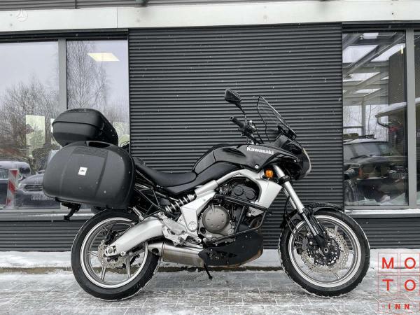 Black Kawasaki Versys 2007 in Riga, with an engine capacity of 0.65 L and mileage of 53 thousand km for 2999 €, photo 5 on AUTOMOTO.COM.LV