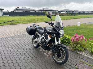 Black Kawasaki Versys 2007 in Klaipeda, with an engine capacity of 0.65 L and mileage of 49 thousand km for 2000 €, photo  on AUTOMOTO.COM.LV