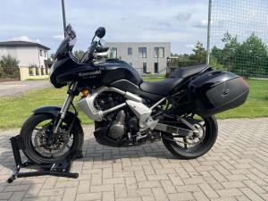 Black Kawasaki Versys 2008 in Vilnius, with an engine capacity of 0.65 L and mileage of 48 thousand km for 2400 €, photo 7 on AUTOMOTO.COM.LV