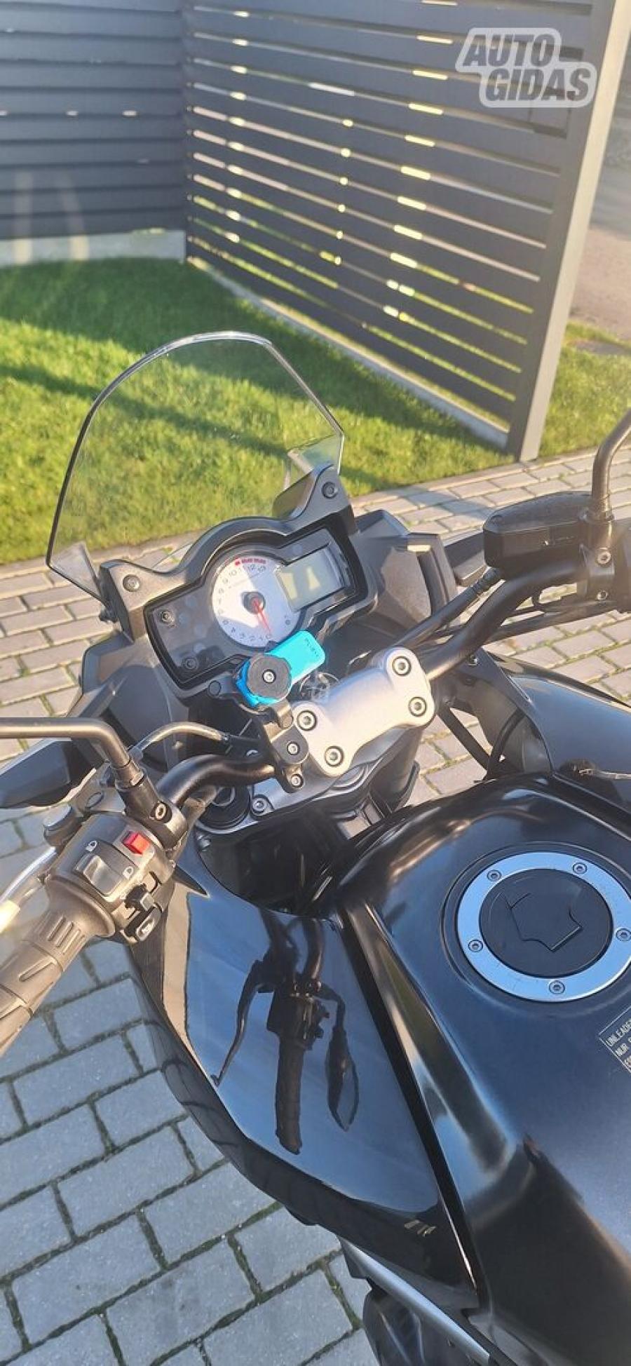 Black Kawasaki Versys 2012 in Klaipeda, with an engine capacity of 0.65 L and mileage of 43 thousand km for 2700 €, photo 15 on AUTOMOTO.COM.LV