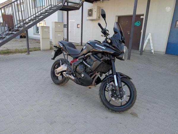 Черный Кавасаки Versys 2014 в Утена, объемом двигателя 0.65 л и пробегом 33 тыс. км за 3349 €, фото 5 на AUTOMOTO.COM.LV