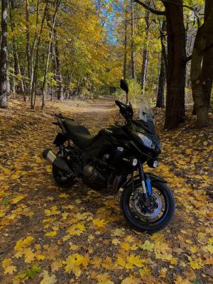 Черный Кавасаки Versys 2015 в Каунас, объемом двигателя 1.04 л и пробегом 53 тыс. км за 7000 €, фото  на AUTOMOTO.COM.LV