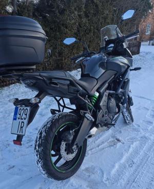 Melns Kawasaki Versys 2017 Kauņa, ar dzinēja tilpumu 0.65 L un nobraukumu 57 tūkst. km par 4400 €, foto 5 vietnē AUTOMOTO.COM.LV