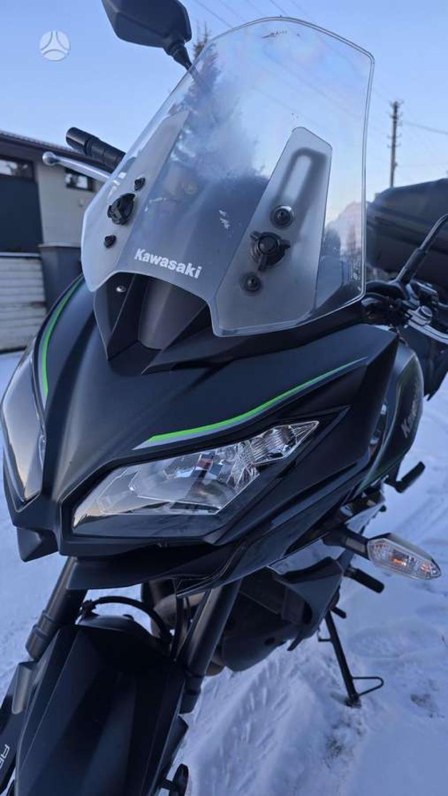 Melns Kawasaki Versys 2017 Kauņa, ar dzinēja tilpumu 0.65 L un nobraukumu 57 tūkst. km par 4400 €, foto 15 vietnē AUTOMOTO.COM.LV