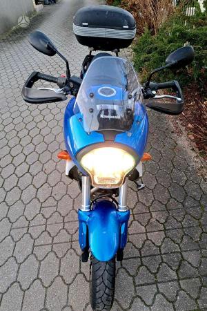 Blue Kawasaki Versys 2008 in Pasvalys, with an engine capacity of 0.65 L and mileage of 57 thousand km for 2300 €, photo 4 on AUTOMOTO.COM.LV