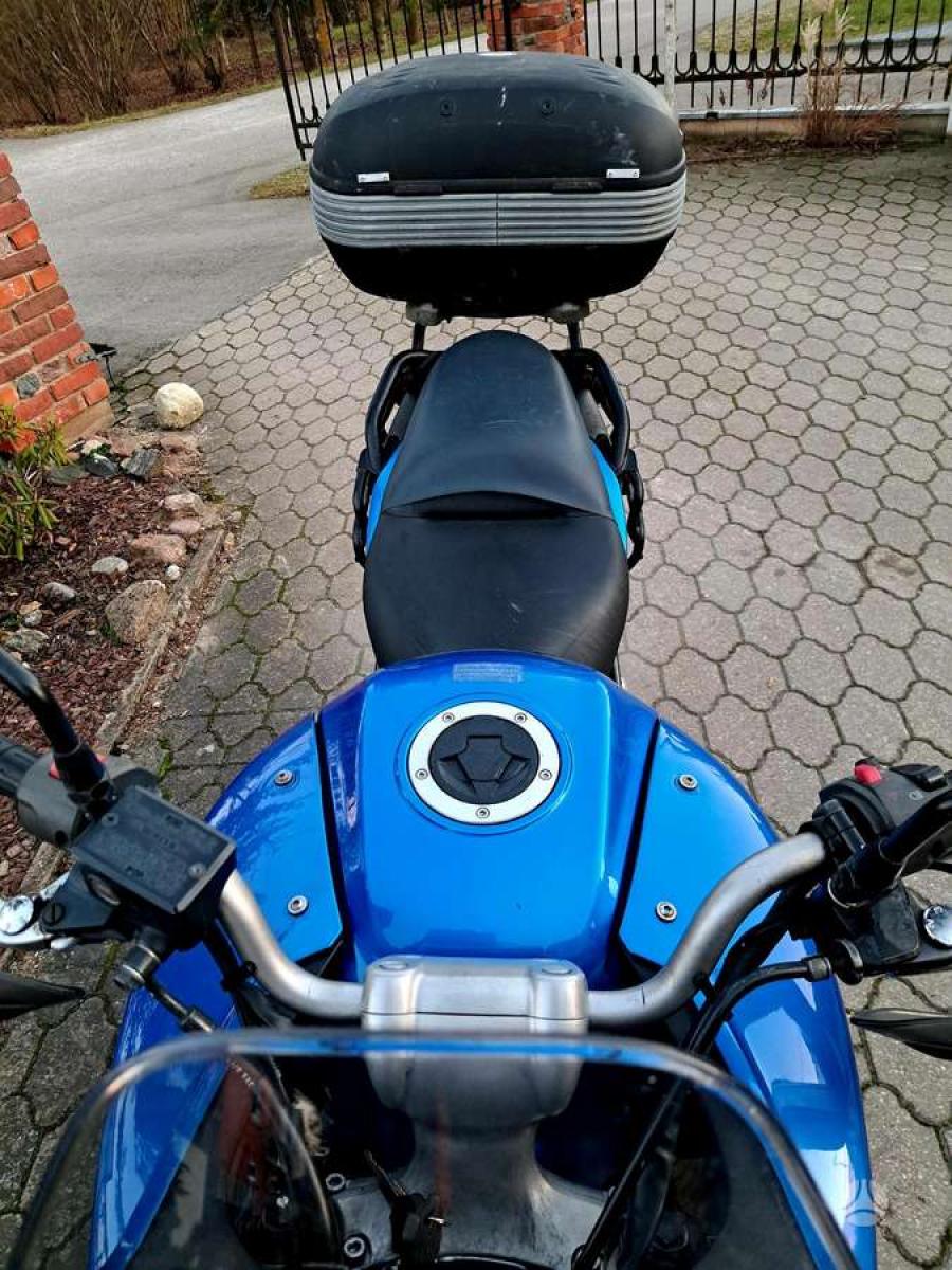 Blue Kawasaki Versys 2008 in Pasvalys, with an engine capacity of 0.65 L and mileage of 57 thousand km for 2300 €, photo 17 on AUTOMOTO.COM.LV