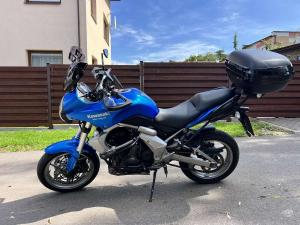 Blue Kawasaki Versys 2008 in Vilnius, with an engine capacity of 0.65 L and mileage of 82 thousand km for 2800 €, photo 4 on AUTOMOTO.COM.LV