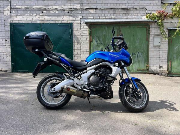 Синий Кавасаки Versys 2008 в Вильнюс, объемом двигателя 0.65 л и пробегом 82 тыс. км за 2800 €, фото 4 на AUTOMOTO.COM.LV
