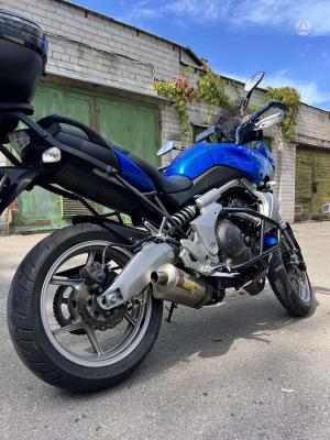 Blue Kawasaki Versys 2008 in Vilnius, with an engine capacity of 0.65 L and mileage of 82 thousand km for 2800 €, photo 13 on AUTOMOTO.COM.LV