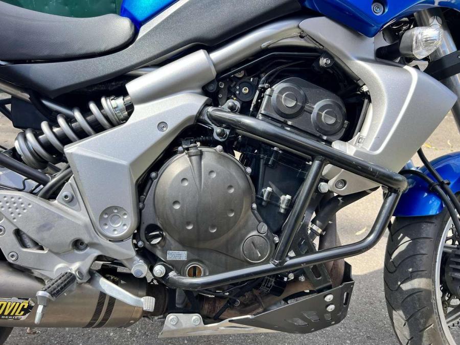 Blue Kawasaki Versys 2008 in Vilnius, with an engine capacity of 0.65 L and mileage of 82 thousand km for 2800 €, photo 14 on AUTOMOTO.COM.LV