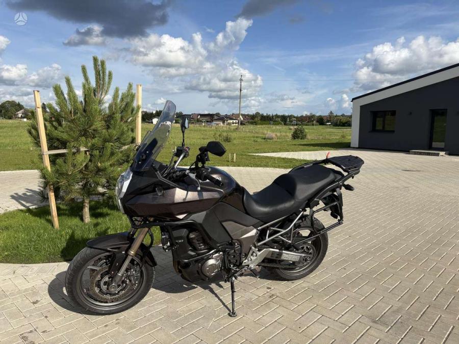 Brown Kawasaki Versys 2012 in Silale, with an engine capacity of 1.05 L and mileage of 43 thousand km for 6200 €, photo 4 on AUTOMOTO.COM.LV