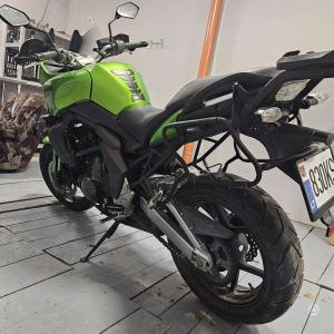Green Kawasaki Versys 2008 in Kelme, with an engine capacity of 0.65 L and mileage of 43 thousand km for 2500 €, photo 8 on AUTOMOTO.COM.LV