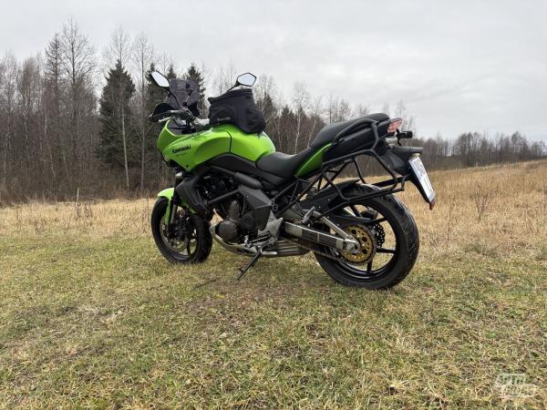 Green Kawasaki Versys 2008 in Kaunas, with an engine capacity of 0.65 L and mileage of 28 thousand km for 3700 €, photo 8 on AUTOMOTO.COM.LV