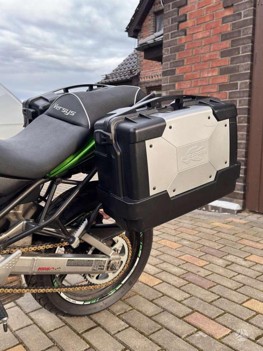 Зеленый Кавасаки Versys 2008 в Клайпеда, объемом двигателя 0.65 л и пробегом 36 тыс. км за 2800 €, фото 5 на AUTOMOTO.COM.LV