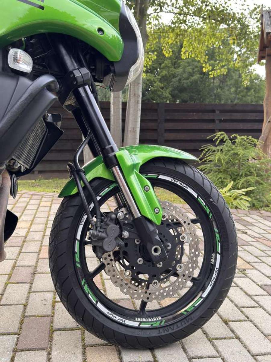 Зеленый Кавасаки Versys 2008 в Клайпеда, объемом двигателя 0.65 л и пробегом 36 тыс. км за 2800 €, фото 8 на AUTOMOTO.COM.LV