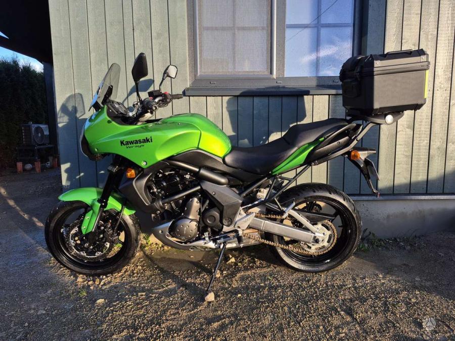 Zaļš Kawasaki Versys 2008 Kuršėnai, ar dzinēja tilpumu 0.65 L un nobraukumu 43 tūkst. km par 2550 €, foto 4 vietnē AUTOMOTO.COM.LV
