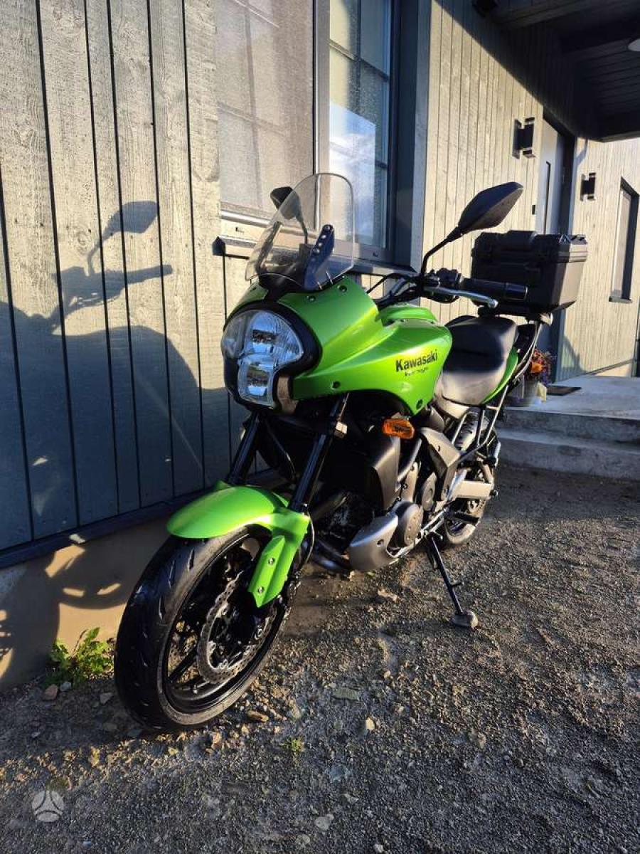 Zaļš Kawasaki Versys 2008 Kuršėnai, ar dzinēja tilpumu 0.65 L un nobraukumu 43 tūkst. km par 2550 €, foto 5 vietnē AUTOMOTO.COM.LV