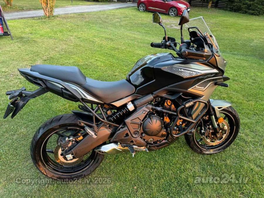 Green Kawasaki Versys 2023 in Tallinn, with an engine capacity of 0.65 L and mileage of 7 thousand km for 7300 €, photo 2 on AUTOMOTO.COM.LV