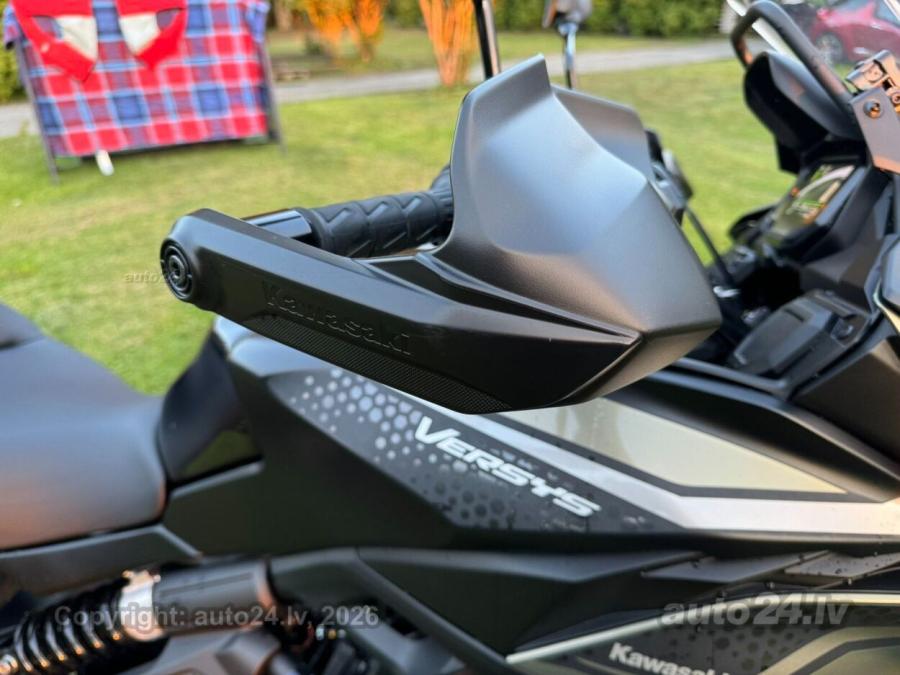 Green Kawasaki Versys 2023 in Tallinn, with an engine capacity of 0.65 L and mileage of 7 thousand km for 7300 €, photo 4 on AUTOMOTO.COM.LV