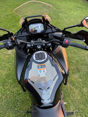 Green Kawasaki Versys 2023 in Tallinn, with an engine capacity of 0.65 L and mileage of 7 thousand km for 7300 €, photo 9 on AUTOMOTO.COM.LV
