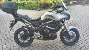 Grey Kawasaki Versys 2007 in Vilnius, with an engine capacity of 0.65 L and mileage of 118 thousand km for 2300 €, photo 3 on AUTOMOTO.COM.LV